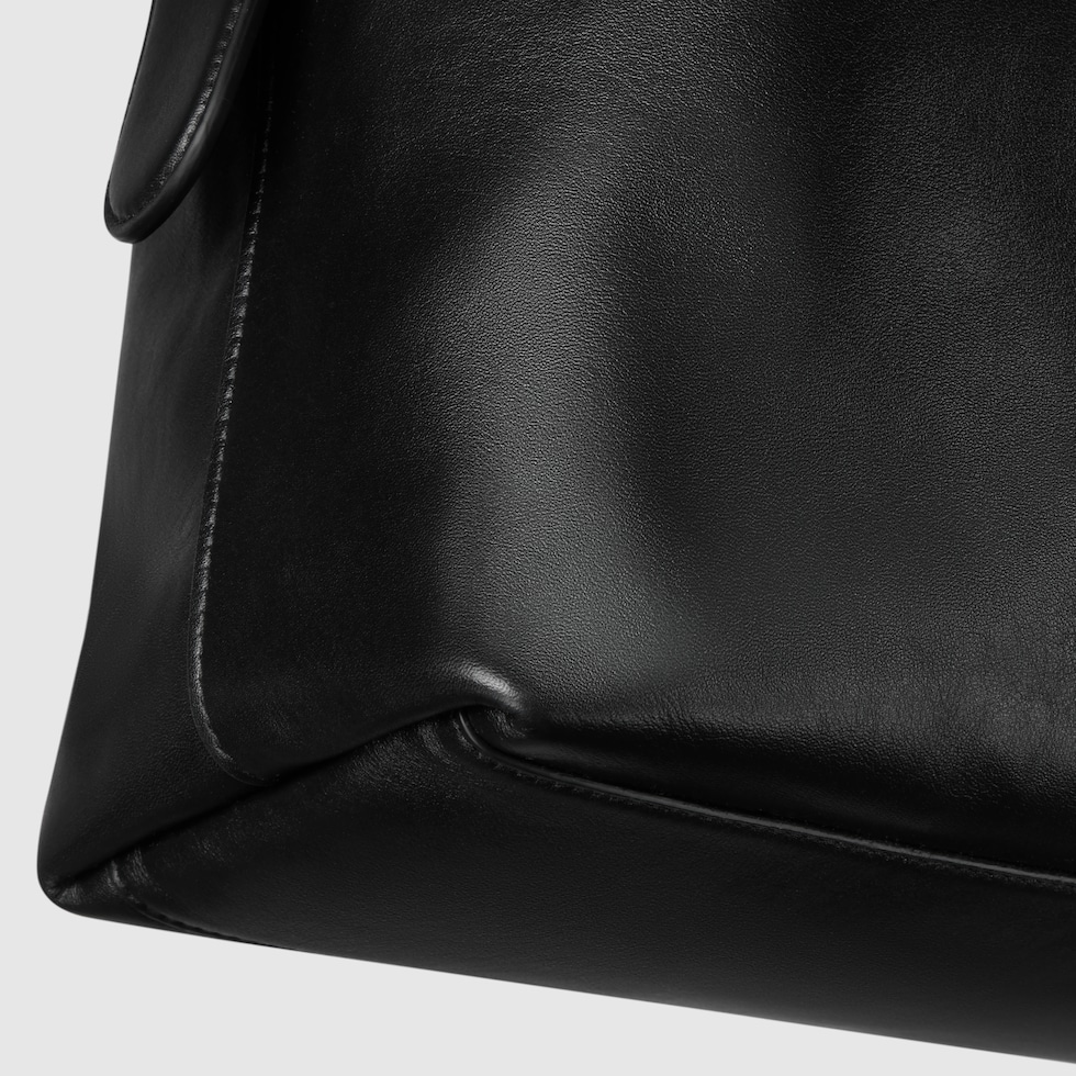 Gucci Beatrix medium tote bag in black leather | GUCCI® US