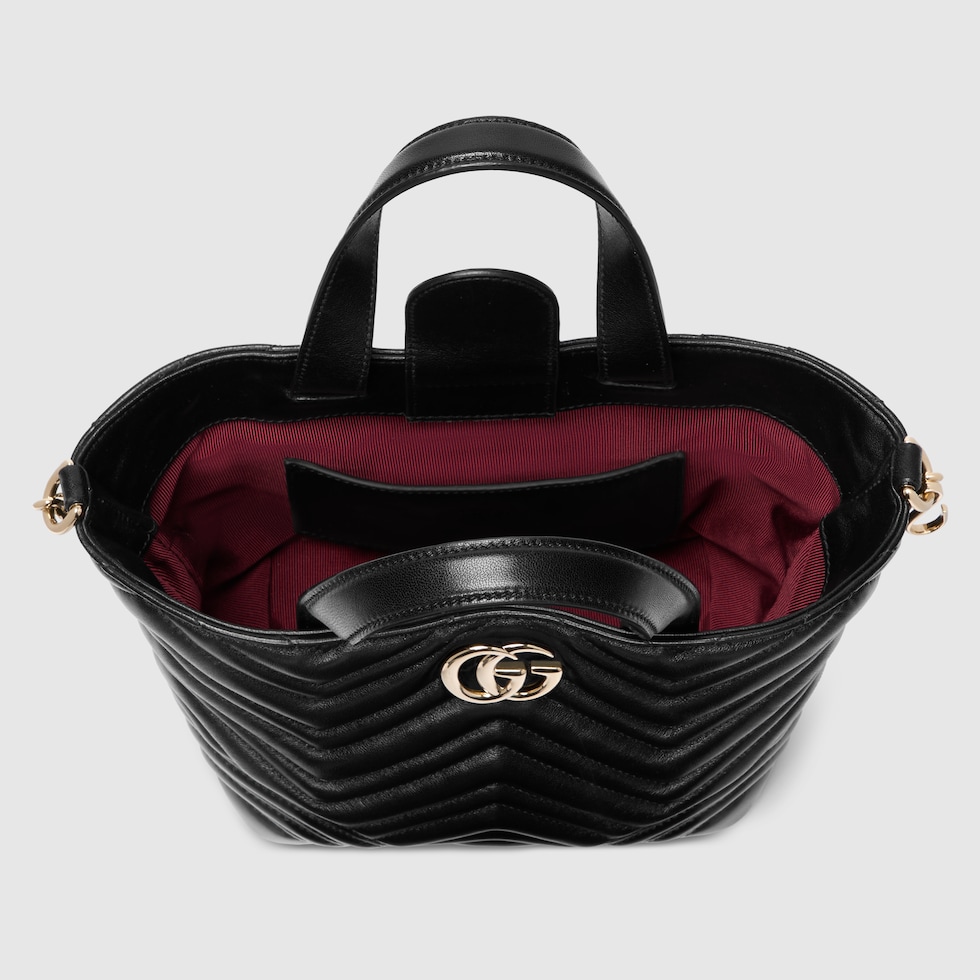 Gucci Betty small tote bag in black leather | GUCCI® US