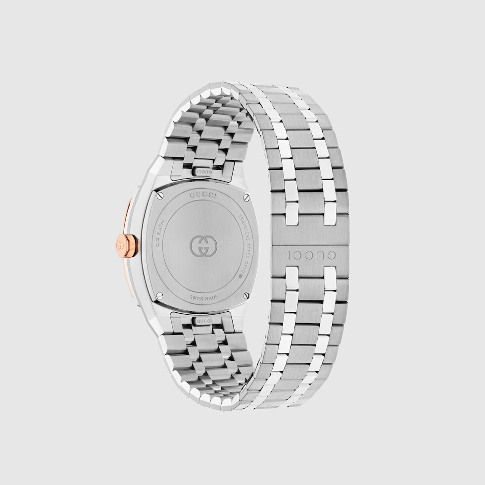 GUCCI 25H watch, 30mm in steel | GUCCI® CA