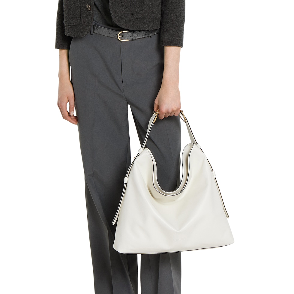 Gucci Beatrix large tote bag in white leather | GUCCI® ZA