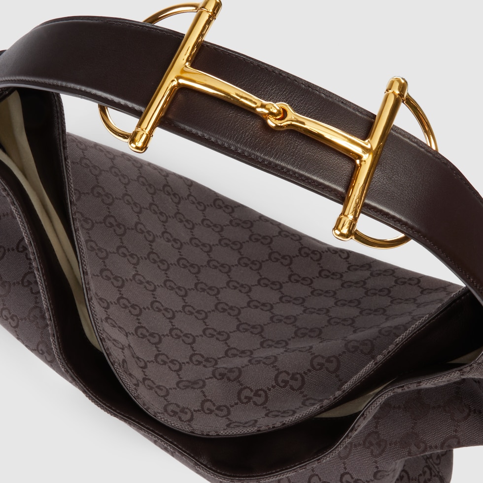 Gucci Beatrix large tote bag in brown and dark brown GG canvas | GUCCI® AU