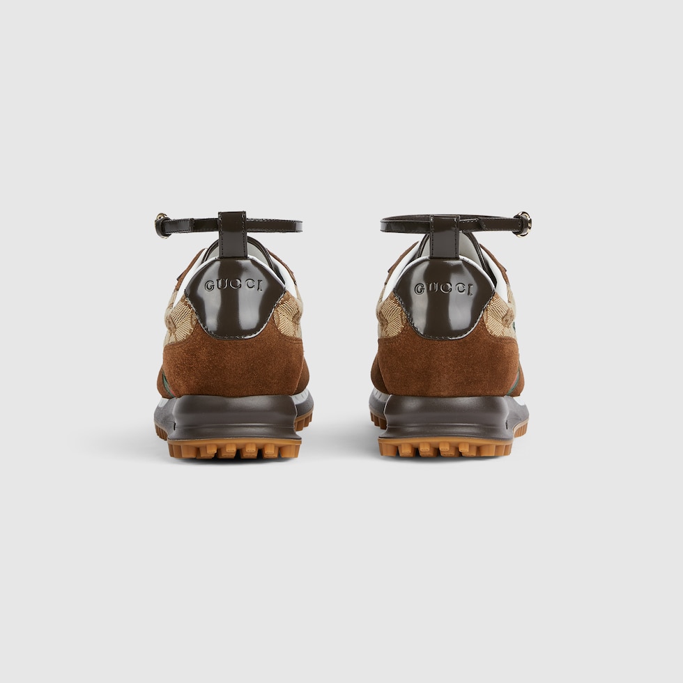Women's Gucci Re-Motion sneaker in beige and dark brown Orignal GG ...