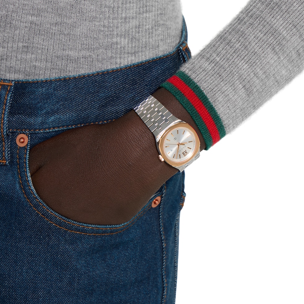 GUCCI 25H watch, 30mm in steel | GUCCI® CA