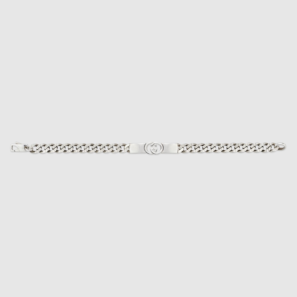 Gucci Interlocking chain bracelet in 925 sterling silver | GUCCI® US