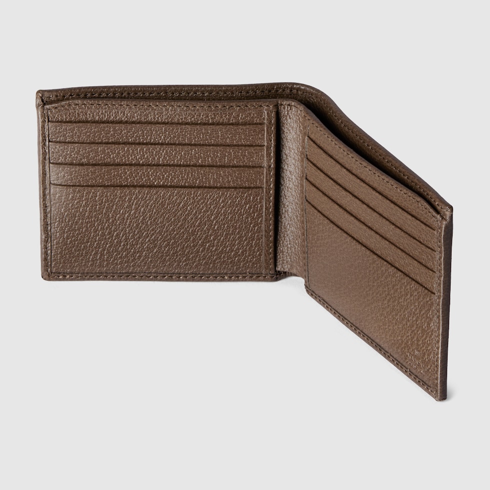 GG bi-fold wallet in blue GG fabric | GUCCI® AU