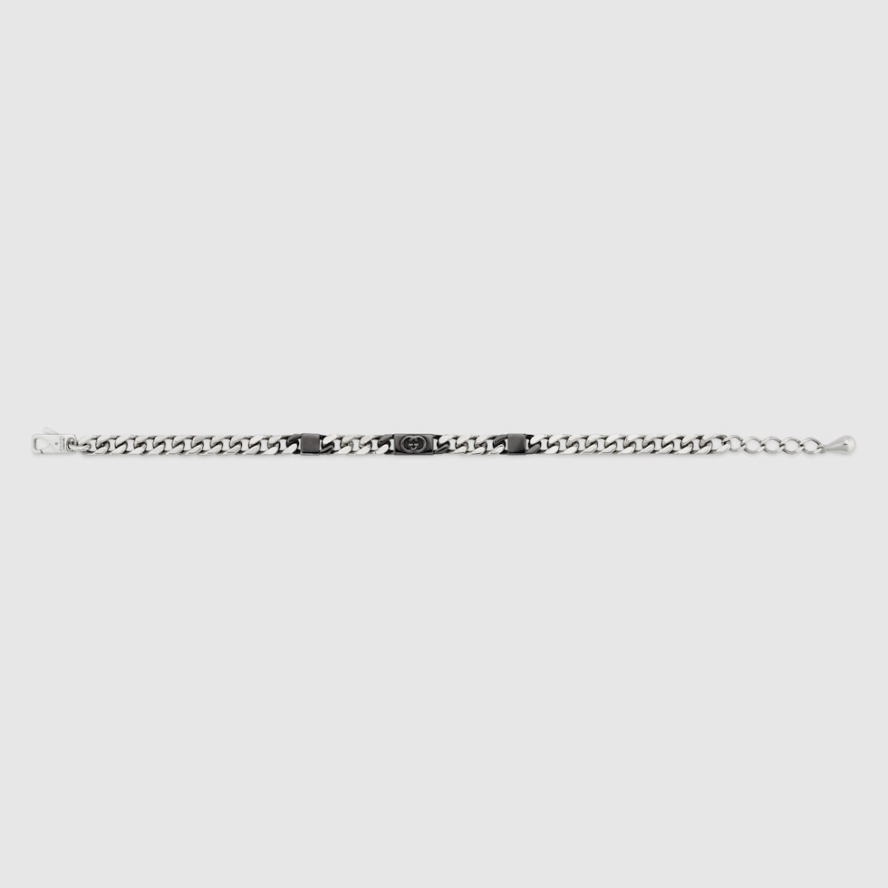 Gucci Interlocking chain bracelet in 925 sterling silver | GUCCI® US