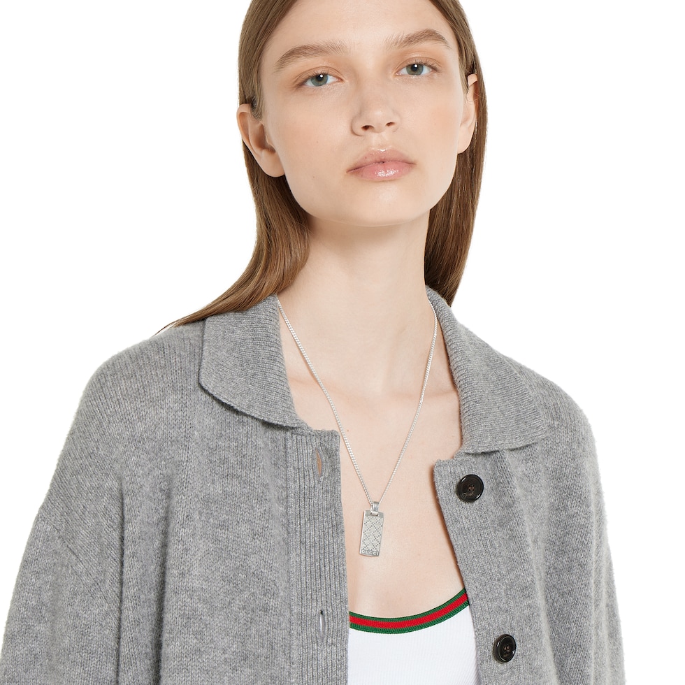 Gucci Diamante pendant necklace in 925 sterling silver | GUCCI® US