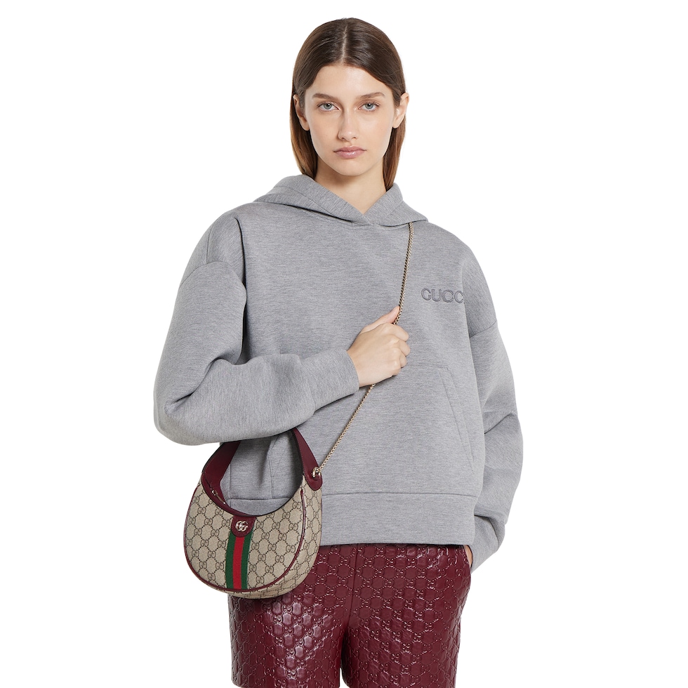 Ophidia small shoulder bag in beige and brown GG fabric | GUCCI® NZ