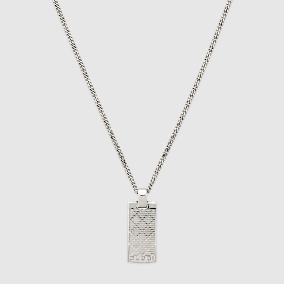 Gucci Diamante pendant necklace in 925 sterling silver | GUCCI® AU