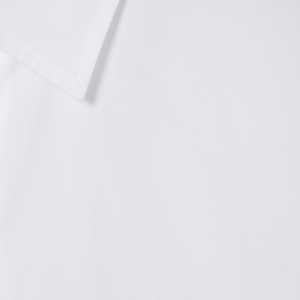Cotton poplin shirt with embroidery in white | GUCCI® US