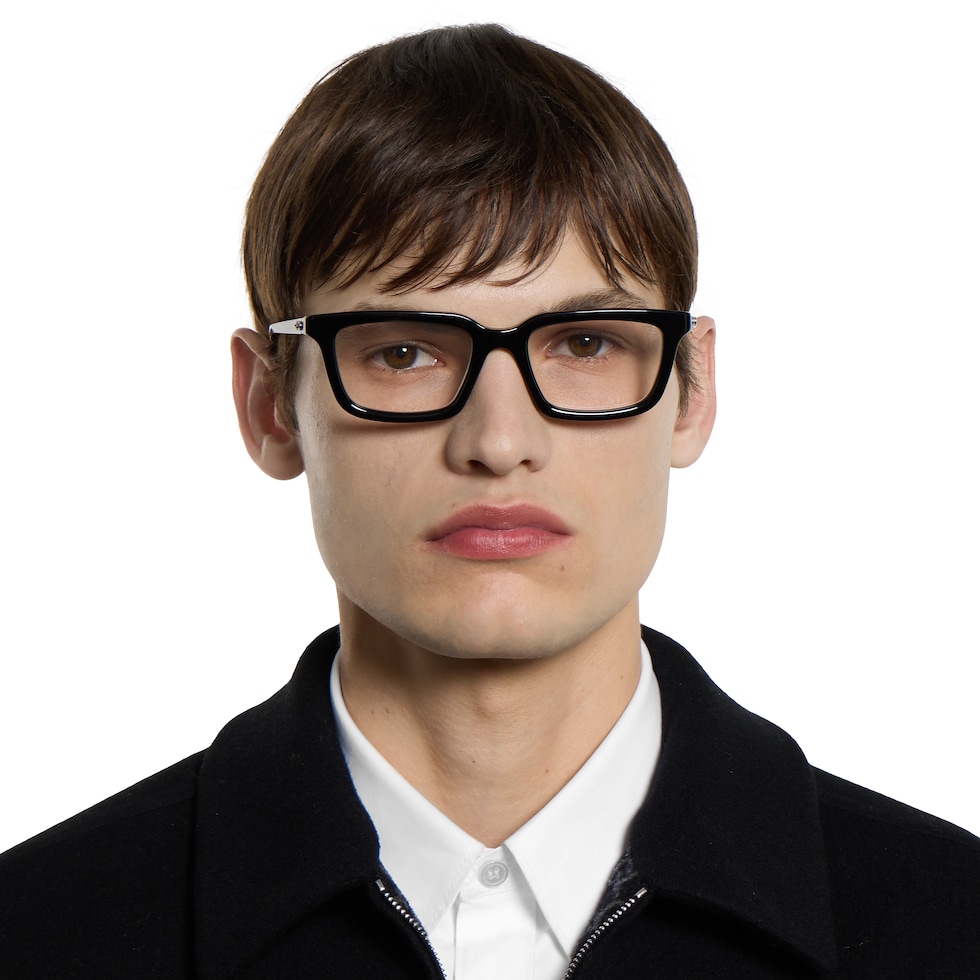 Rectangular optical frame in black | GUCCI® US