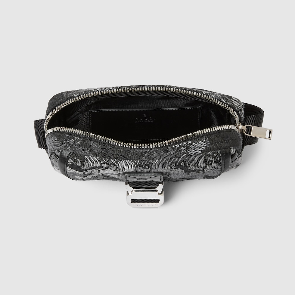GG canvas mini bag in black camouflage GG canvas | GUCCI® AU