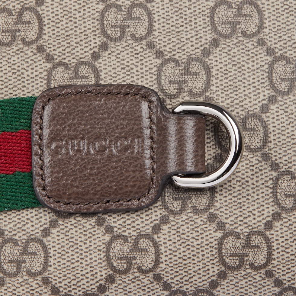 Medium GG toiletry case in beige and brown GG Supreme | GUCCI® AU