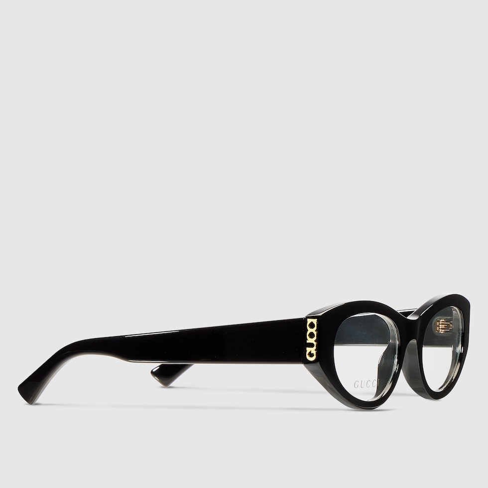 Oval optical frame in black | GUCCI® NL