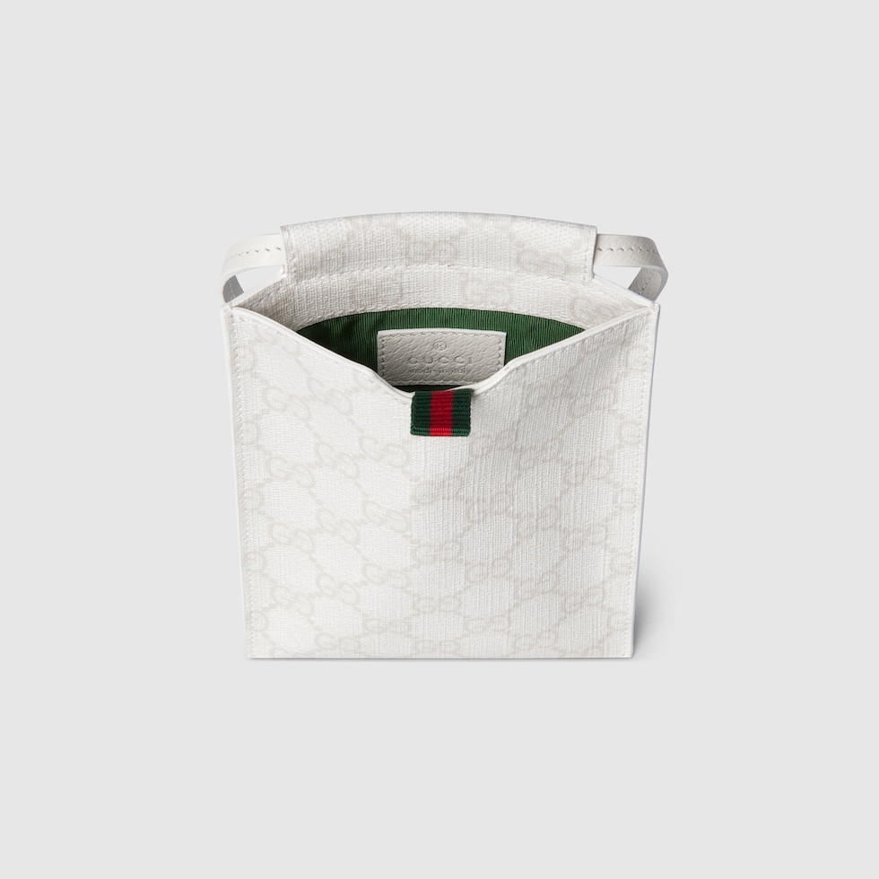 GG card case in white soft GG Supreme | GUCCI® US
