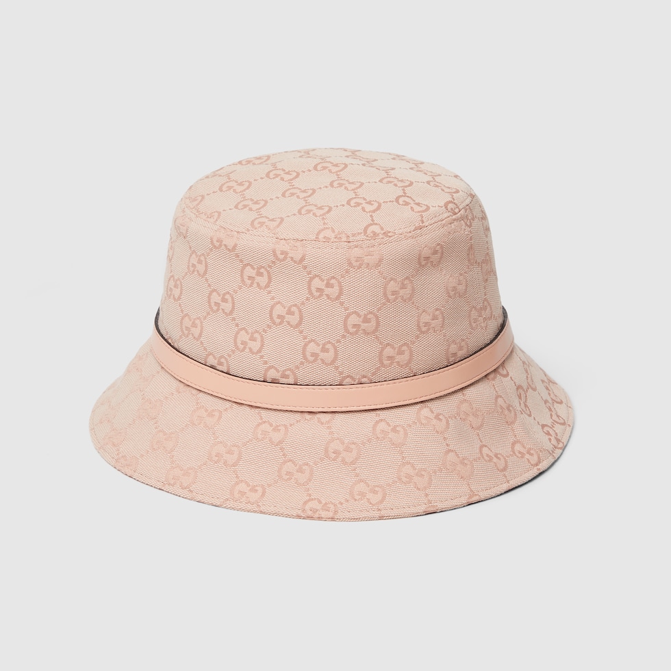 GG canvas bucket hat in pink | GUCCI® US