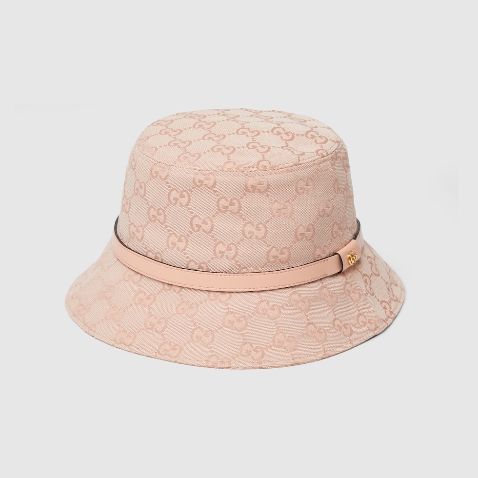 GG canvas bucket hat in pink | GUCCI® US