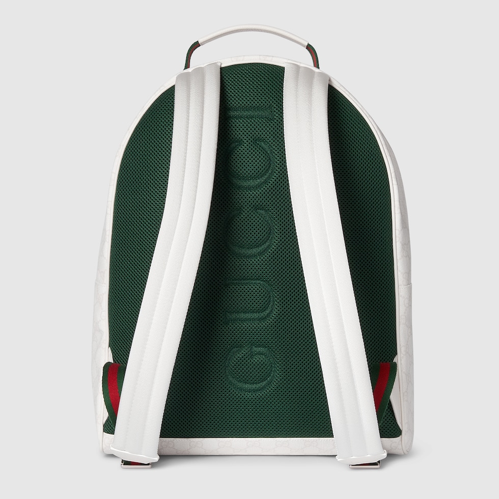Medium GG backpack in white GG Supreme | GUCCI® US