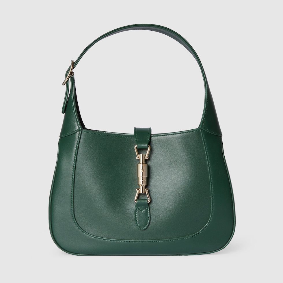 Gucci Jackie 1961 medium bag in green leather | GUCCI® US