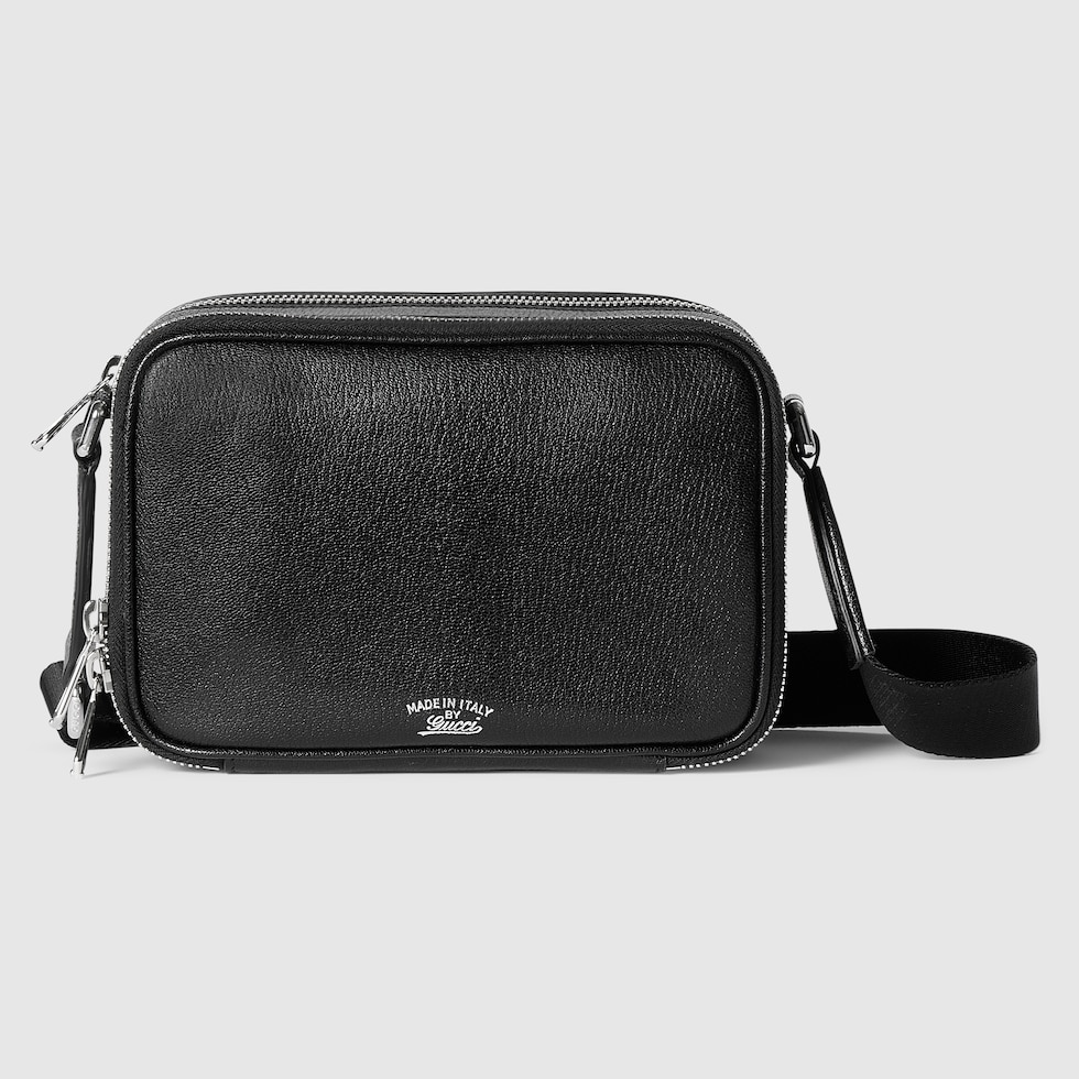 Lira mini bag in black leather | GUCCI® US