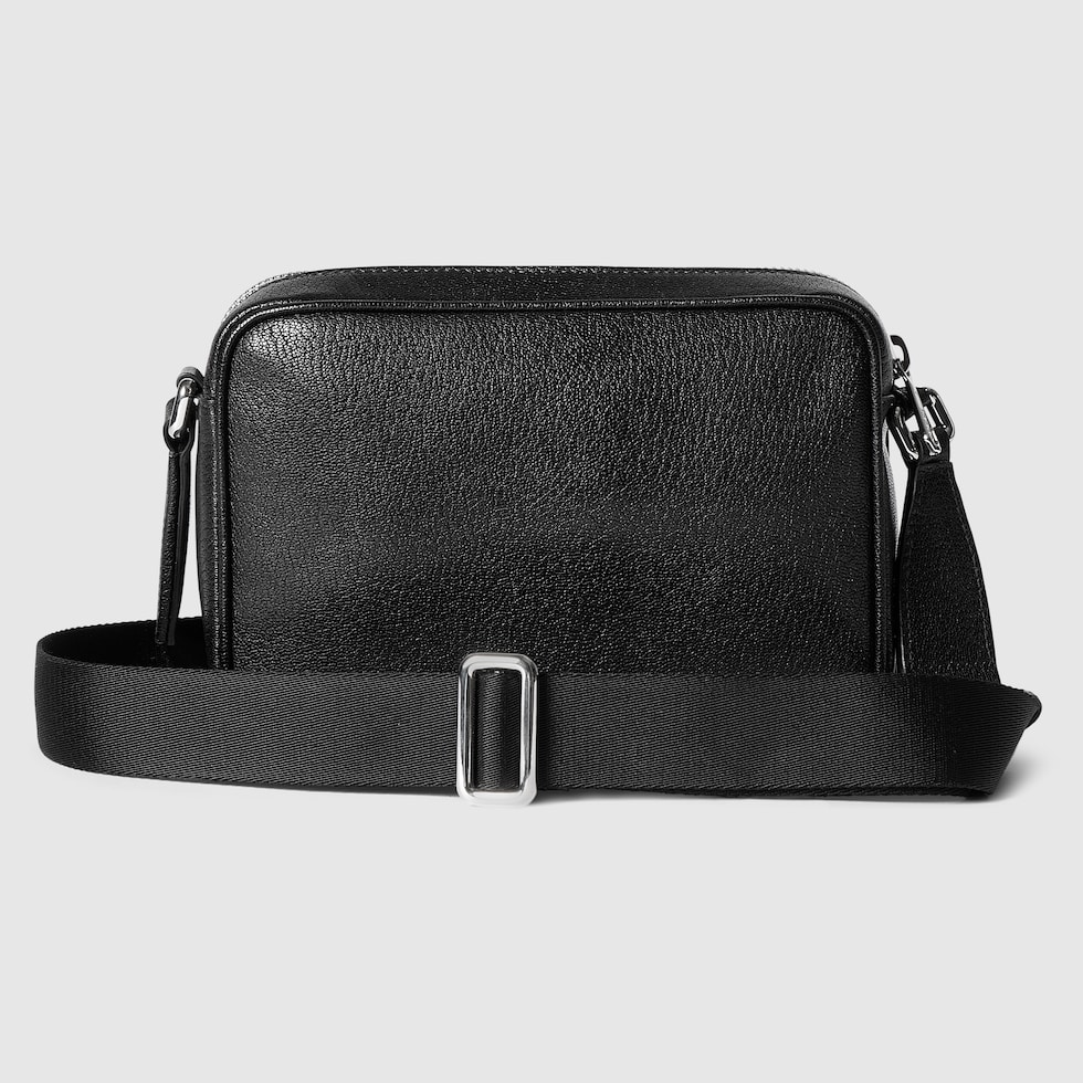Lira mini bag in black leather | GUCCI® US