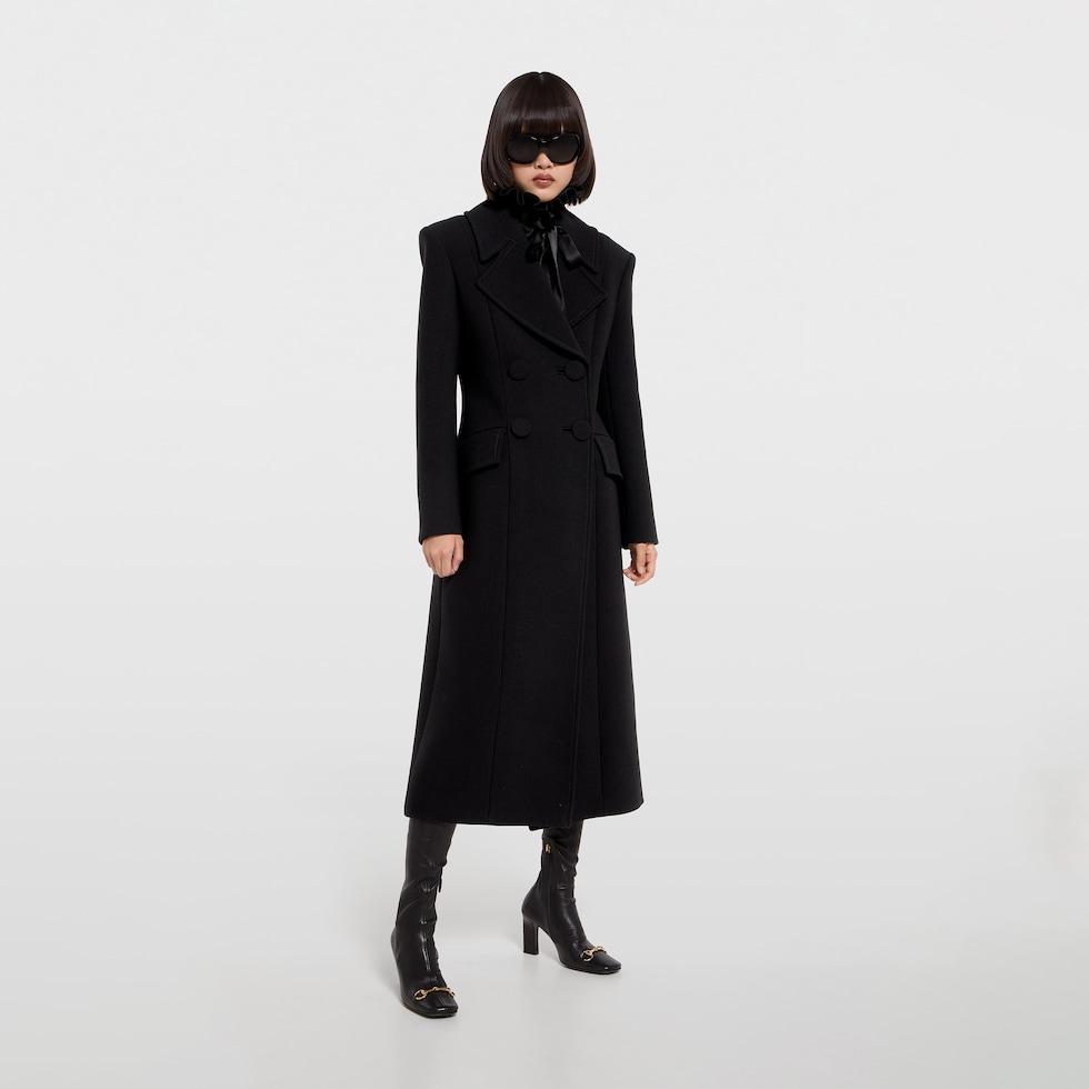 Women's Signora boot in black leather | GUCCI® GR