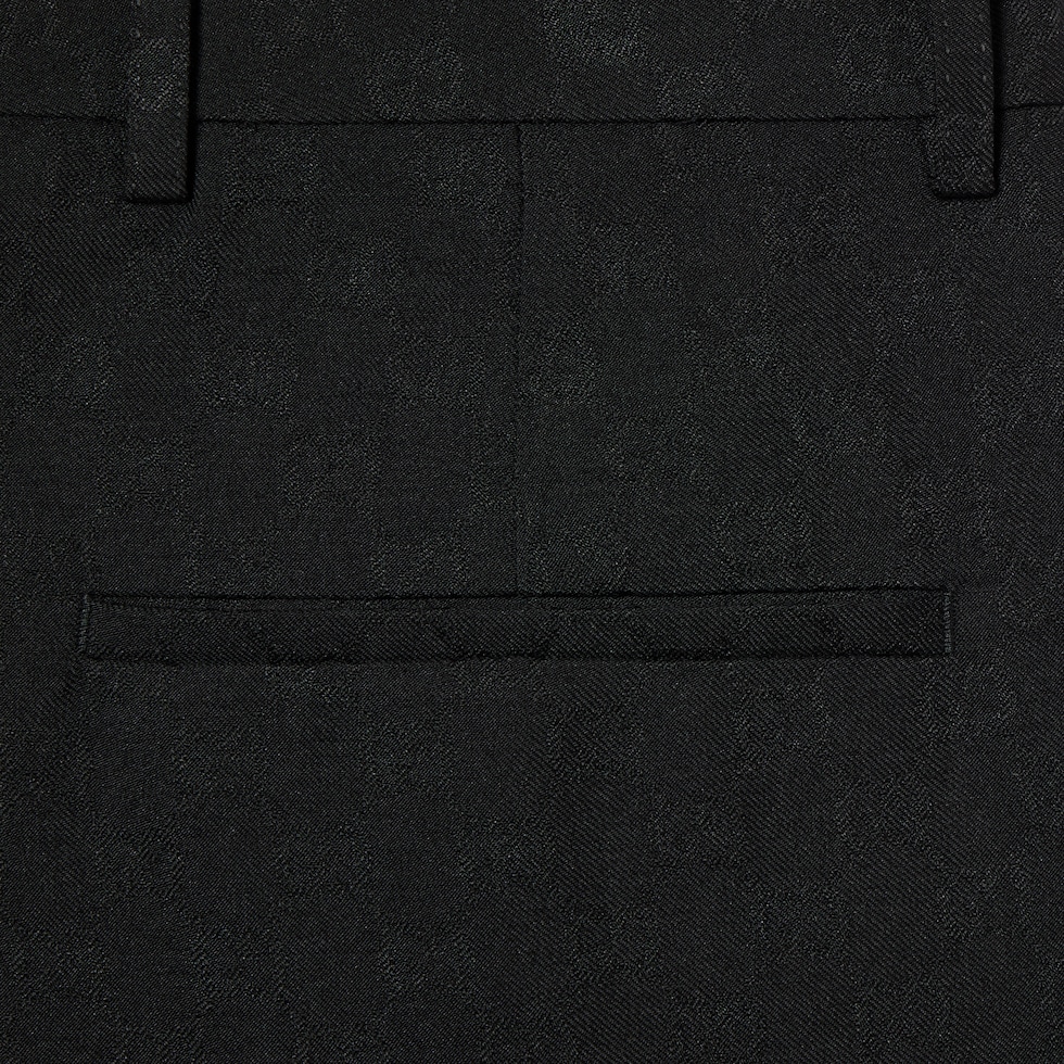 GG wool pants in black | GUCCI® US