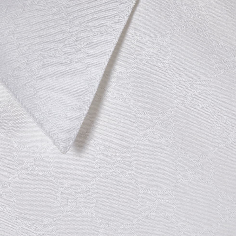 GG cotton poplin shirt in white | GUCCI® SG