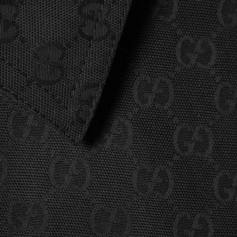GG cotton canvas jacket in black | GUCCI® SG
