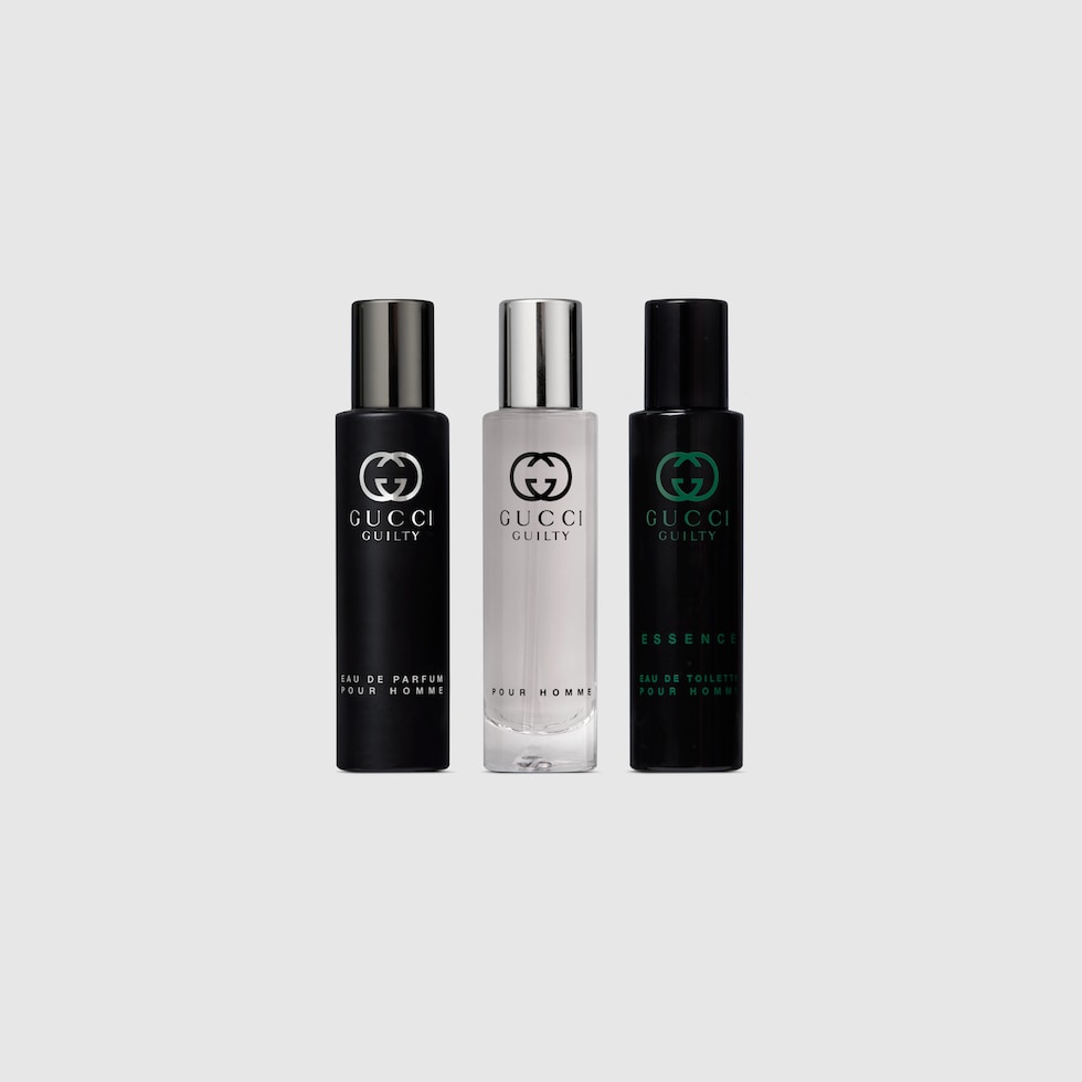 Gucci Guilty Pour Homme Trio Gift Set in travel spray | GUCCI® AU