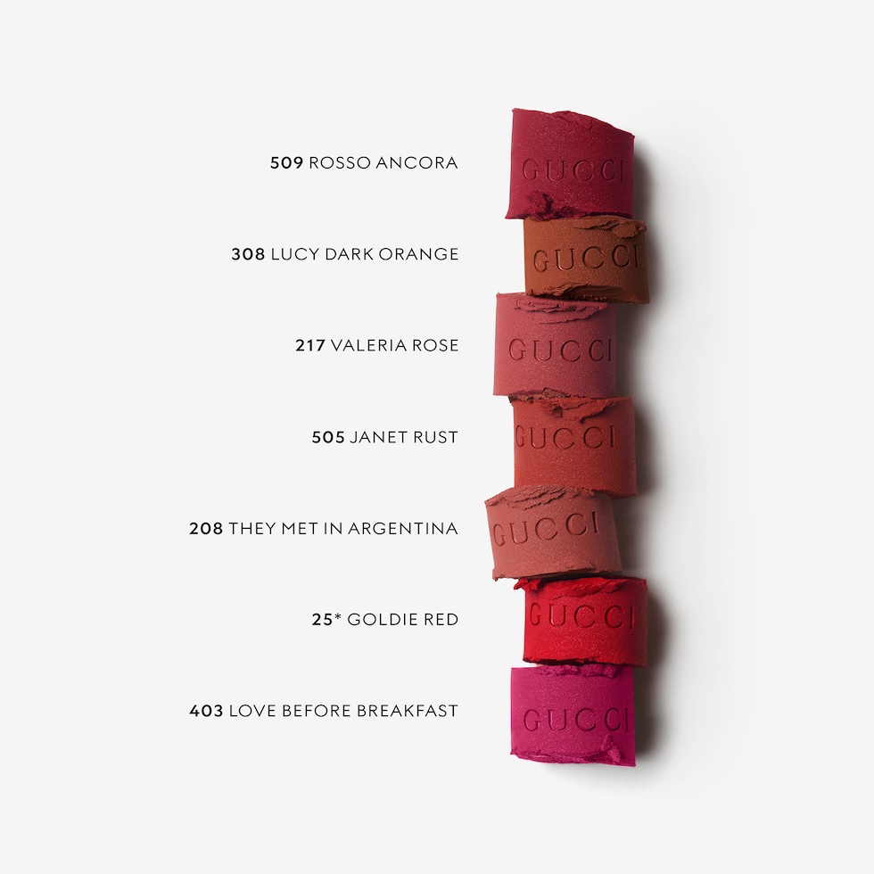 505 Janet Rust, Rouge à Lèvres Matte Lipstick | GUCCI® US