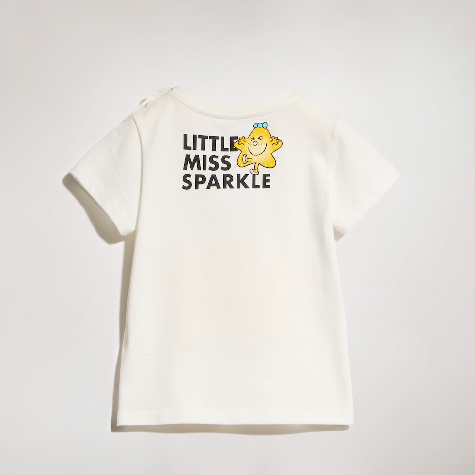 Baby cotton T-shirt with print in white | GUCCI® GR
