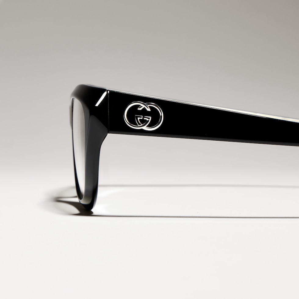 Occhiale geometrico in nero | GUCCI® IT