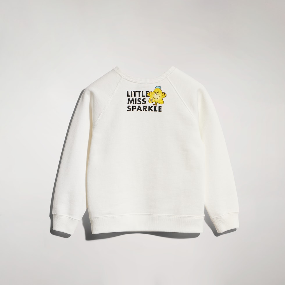Children's cotton sweatshirt with prints in white | GUCCI® UK