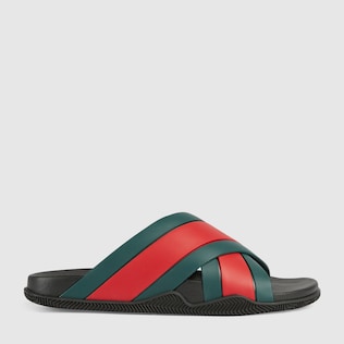 Men's Designer Luxury Sliders | Men's Slide Sandals | GUCCI® US