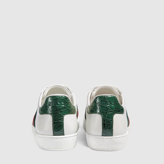 Gucci Women - Leather low-top sneaker - 387993A38309071