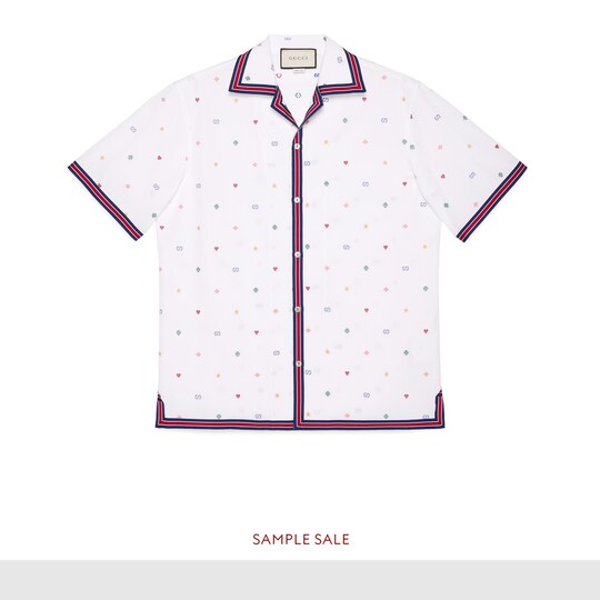 Gucci Symbols Fil Coupé Bowling Shirt 575542zabnf9692