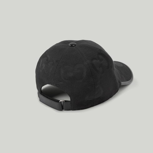 Cappello da baseball jumbo GG in nero | GUCCI® Italia