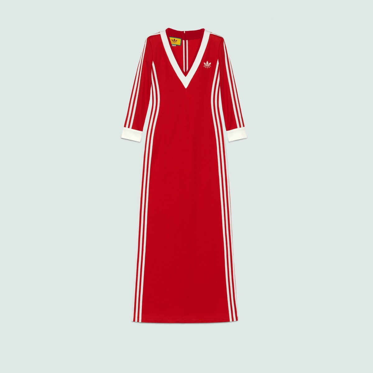 adidas x Gucci cotton jersey dress in bright red | GUCCI® MX