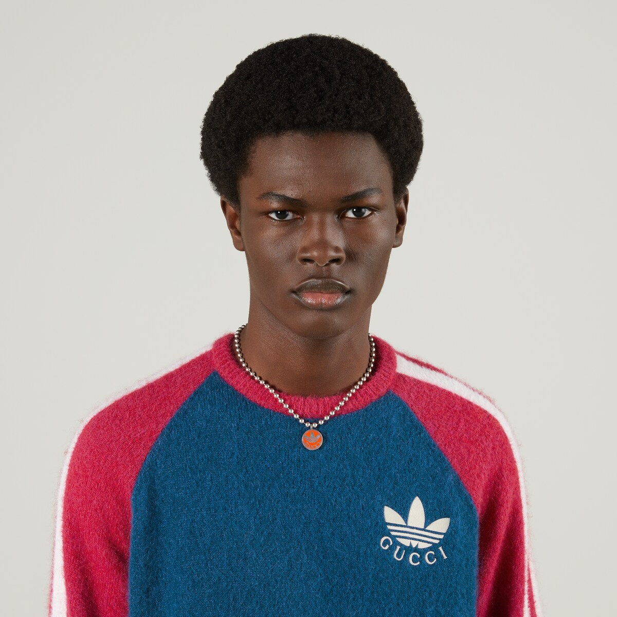 adidas x Gucci pendant boule necklace in 925 sterling silver | GUCCI ...