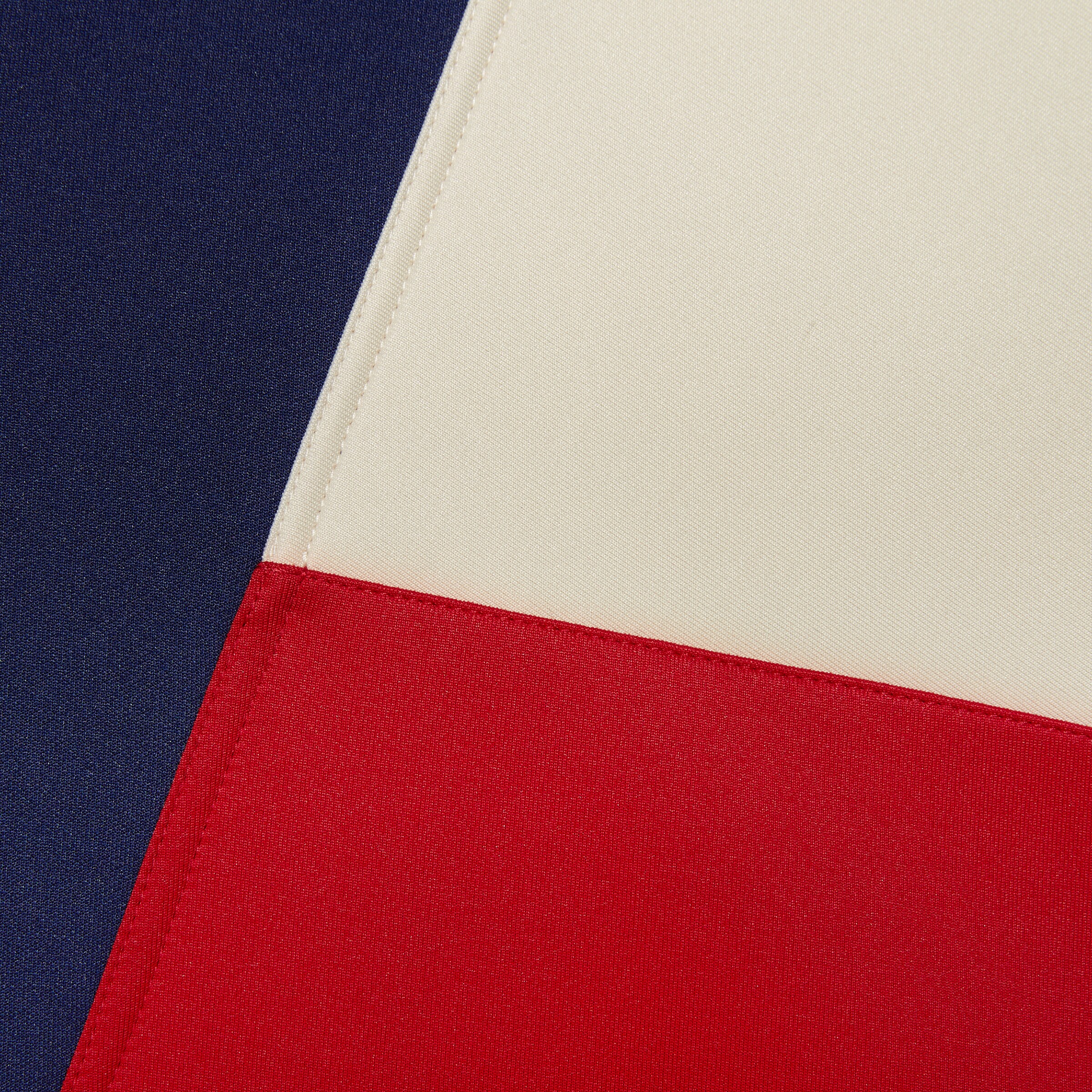 Neoprene half-zip jacket with Web inred and ivory | GUCCI® MX