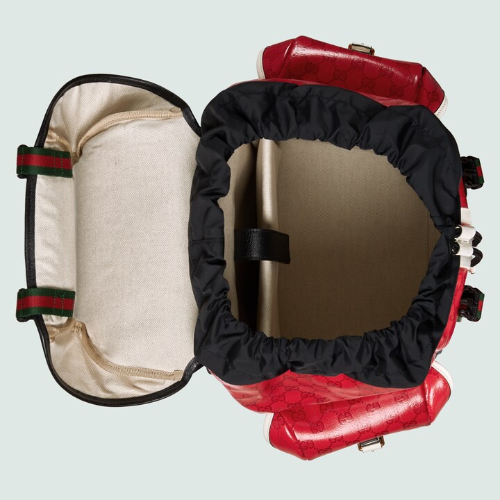 adidas x Gucci backpack in red Crystal canvas | GUCCI® TR