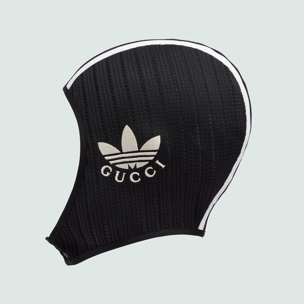 adidas x Gucci knit hood in black | GUCCI® RO