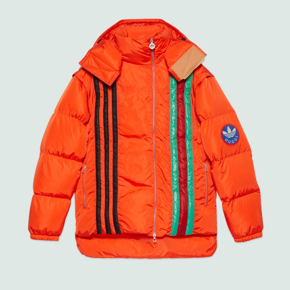adidas x Gucci down jacket in orange | GUCCI® AE
