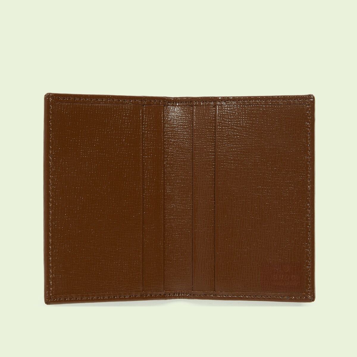 GG Supreme card case inbeige and ebony GG Supreme | GUCCI® TH