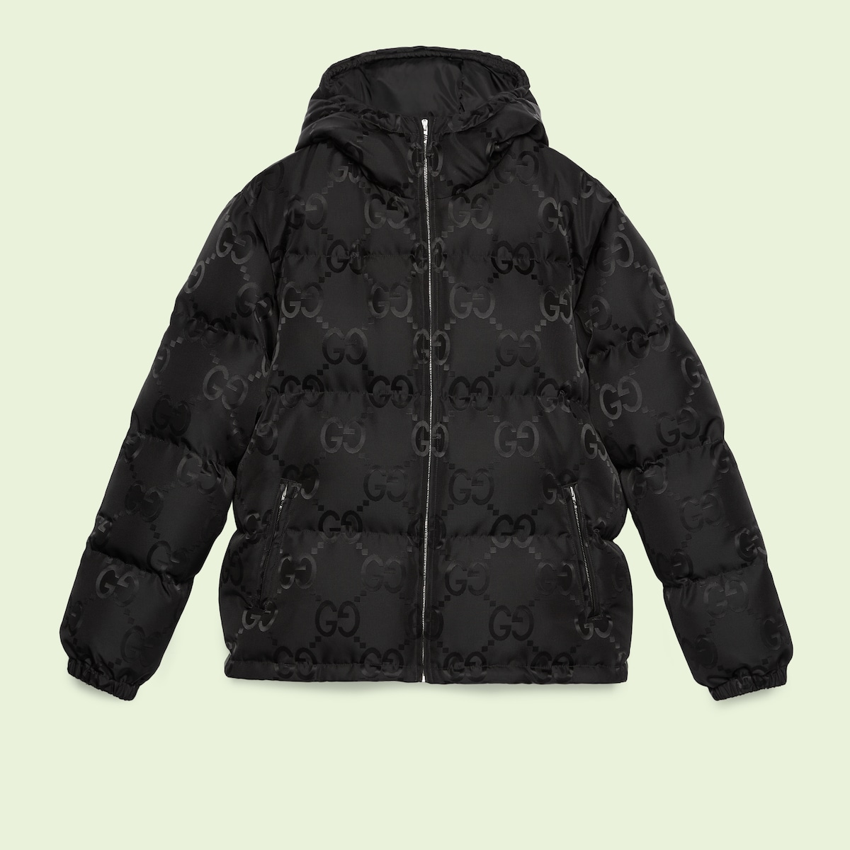Veste en toile GG jumbo en noir | GUCCI® FR