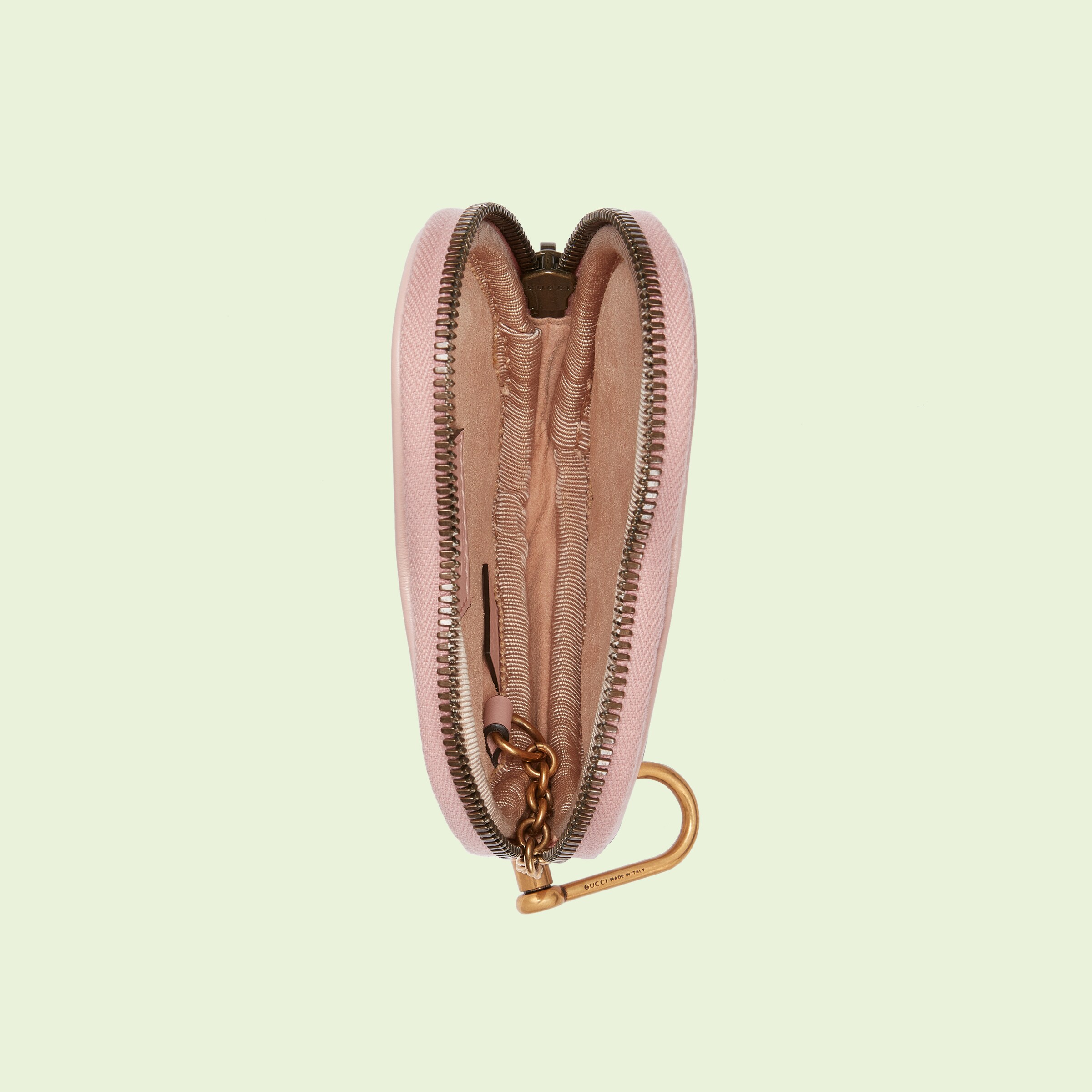 GG Marmont heart-shaped coin purse in light pink leather | GUCCI® US