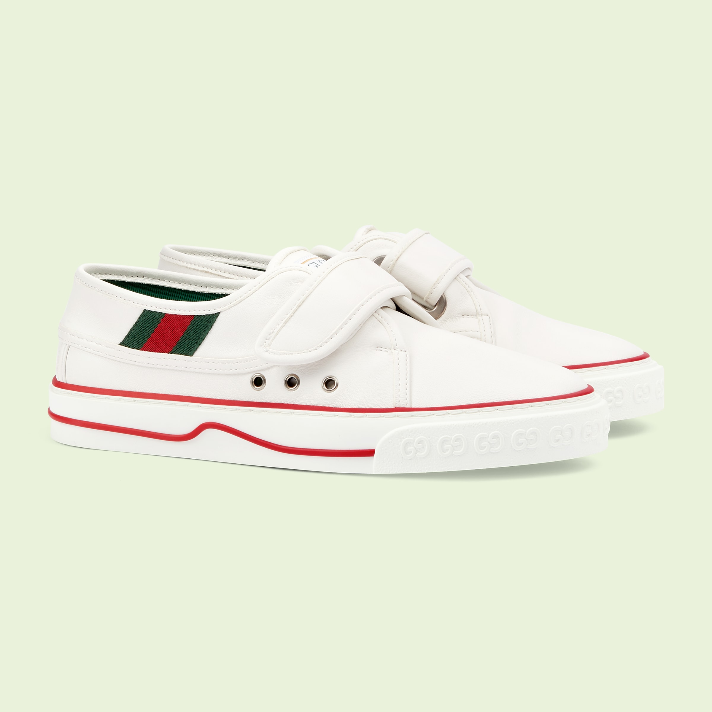 Women's Gucci Tennis 1977 sneaker inwhite leather | GUCCI® MX