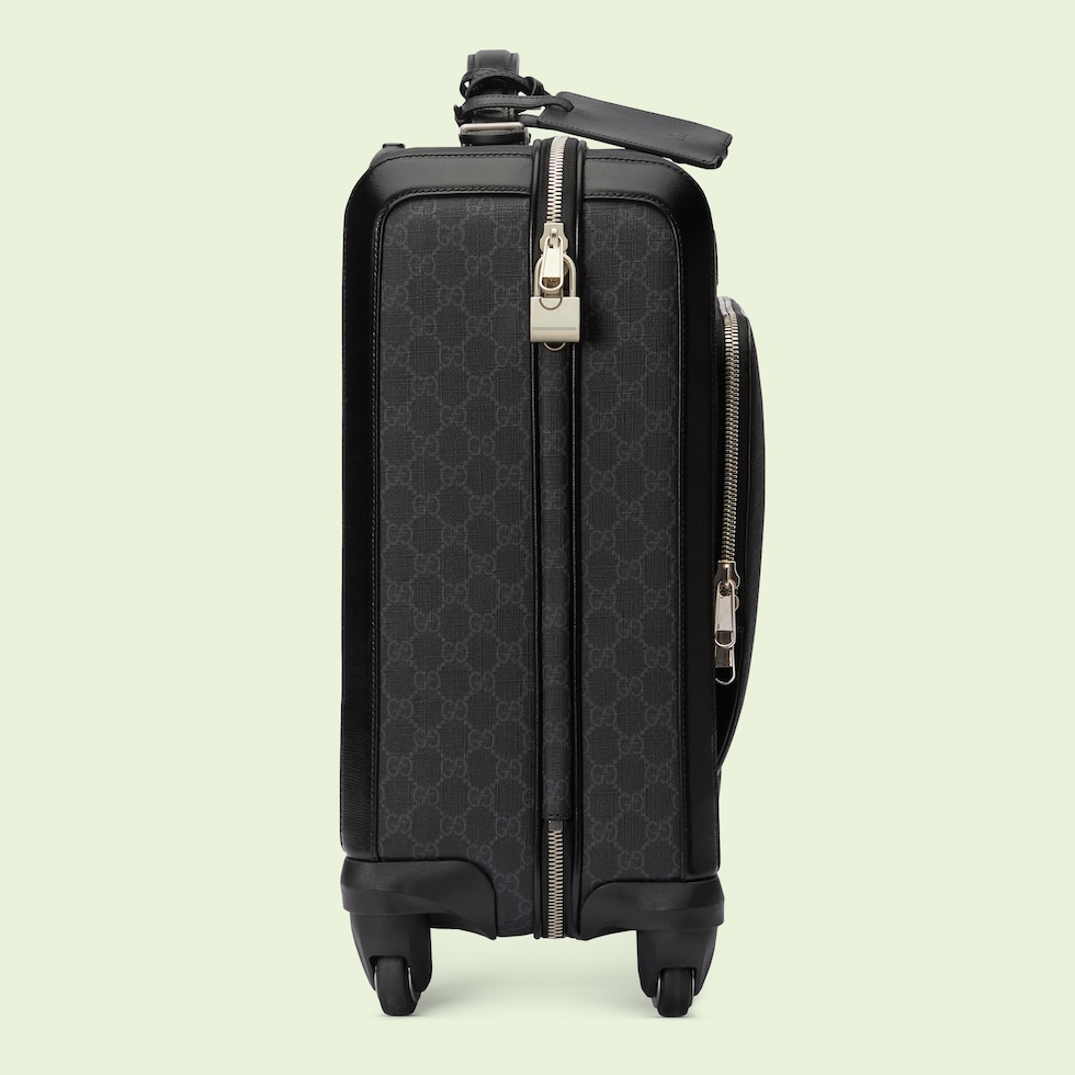 Small carry-on with Interlocking G in black Supreme | GUCCI® HU