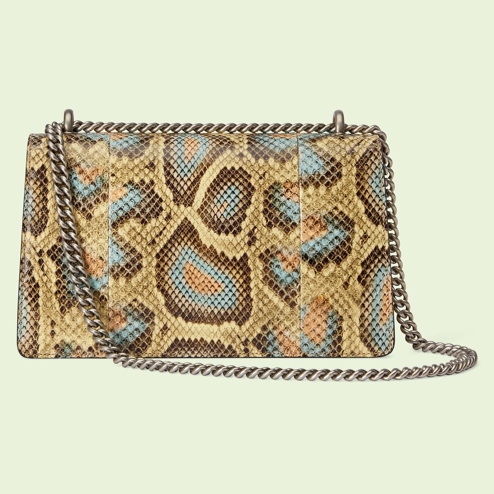 Dionysus small python shoulder bag in multicolour | GUCCI® AE